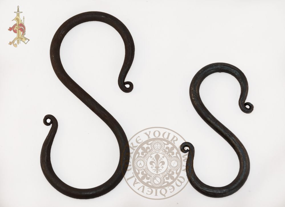Forged S hook Large | Make Your Own Medieval