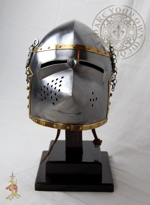Hounskull Pig-Face Bacinet 14th Century Medieval Helm| Make Your Own ...