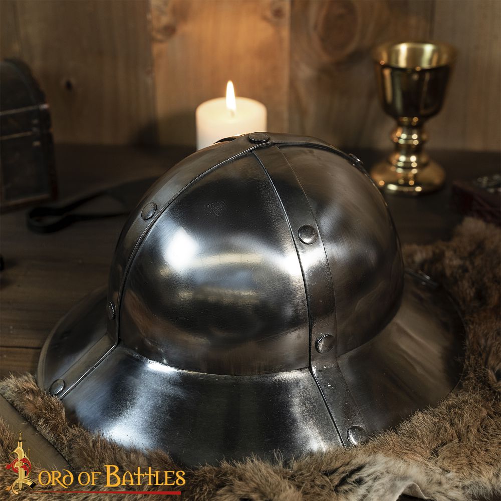 Crusader Kettle Helm 14th-15th century (18 Gauge) Medieval Armour| Make ...
