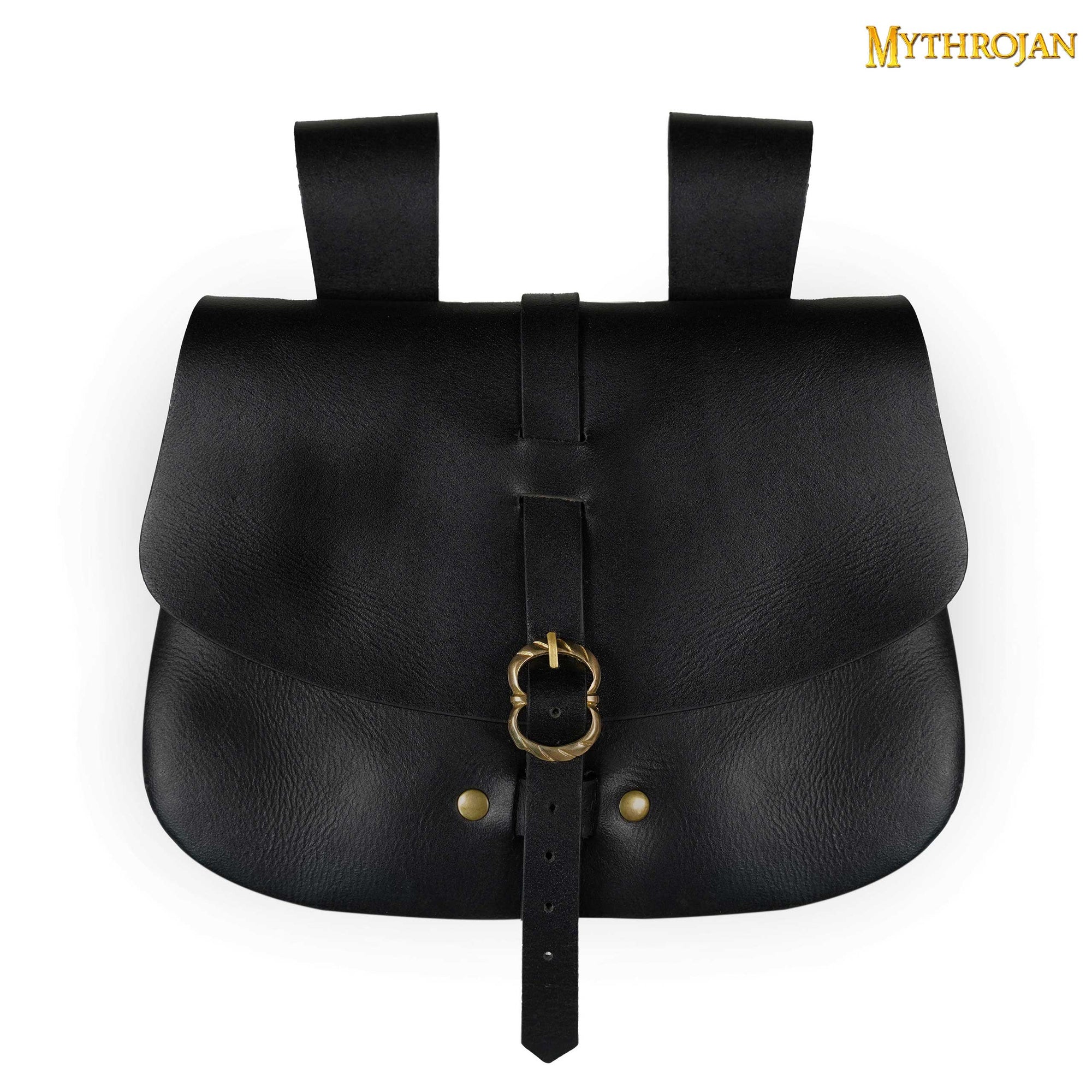 Medieval Leather Bag - Black| Make Your Own Medieval