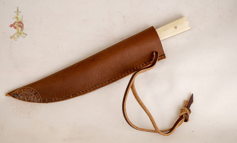 Medieval Knife with Bone Handle and Scabbard| Make Your Own Medieval