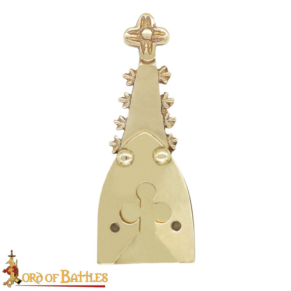 Cathedral Medieval Strap end - 25mm Strap Width| Make Your Own Medieval
