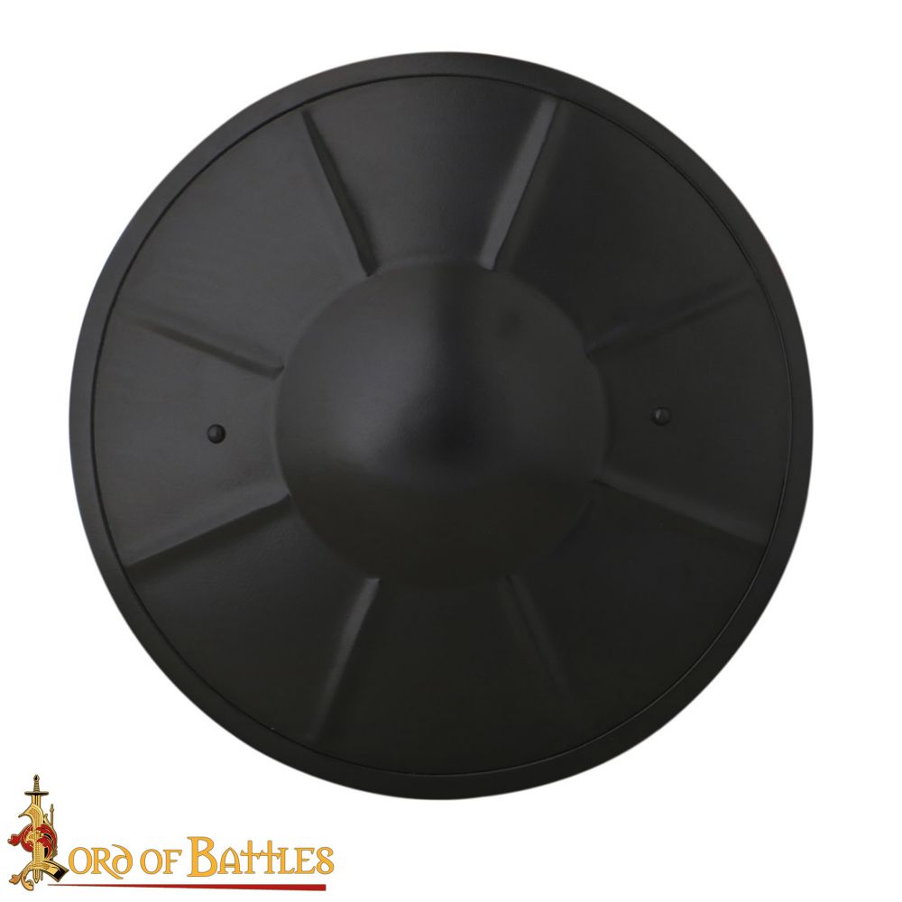 Fluted Lenticular Buckler Shield - Black 16 Gauge Steel| Make Your Own ...