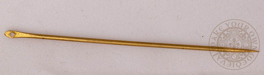 Medieval Brass Sewing Needle - Set of Five| Make Your Own Medieval