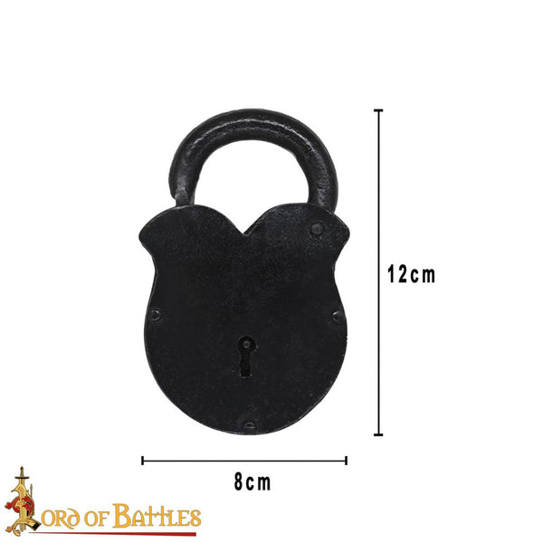 Functional Medieval / Pirate Padlock with two keys | Make Your Own Medieval