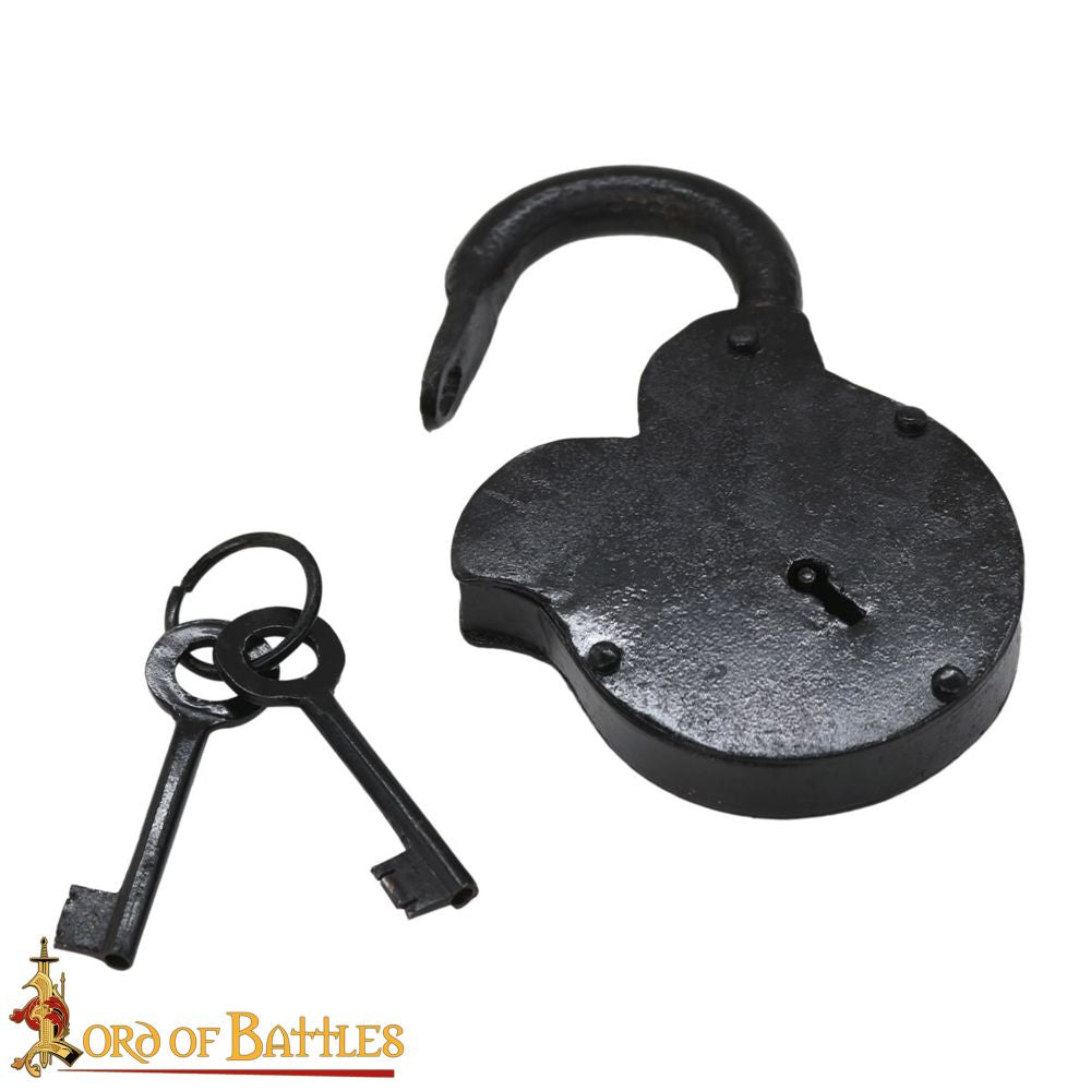 Functional Medieval / Pirate Padlock with two keys| Make Your Own Medieval