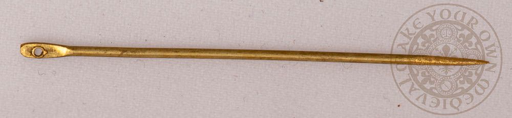 Medieval Brass Sewing Needle - Set of Five | Make Your Own Medieval