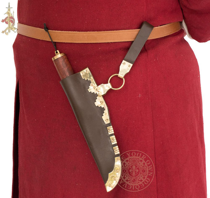 Medieval Knife with Bone Handle and Scabbard| Make Your Own Medieval