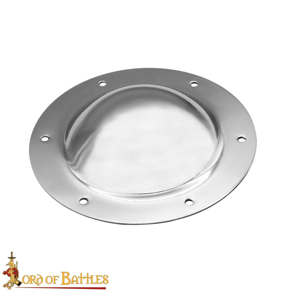 Polished Shield Boss 14 Gauge and Rivets| Make Your Own Medieval