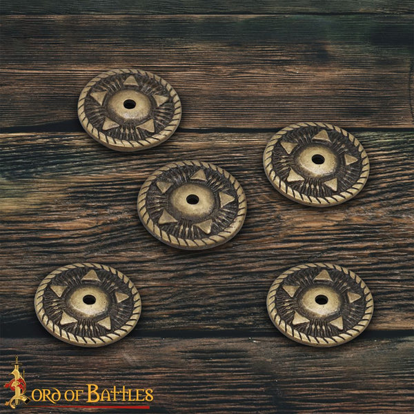 Solid Decorative Brass Washer 30mm | Make Your Own Medieval