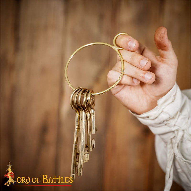 Brass Medieval Castle Dungeon Keys| Make Your Own Medieval
