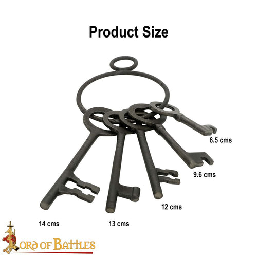 Iron Medieval Castle Dungeon Keys| Make Your Own Medieval