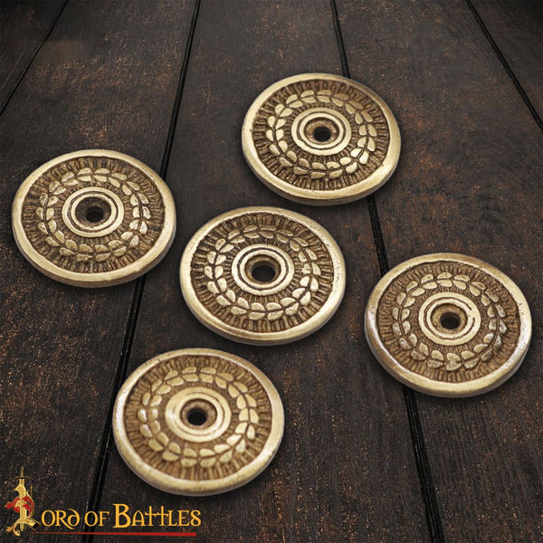 Solid Decorative Brass Washer 28mm | Make Your Own Medieval