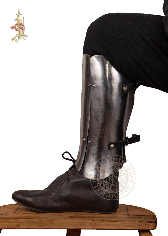 Segmented Greaves - Three Piece | Make Your Own Medieval