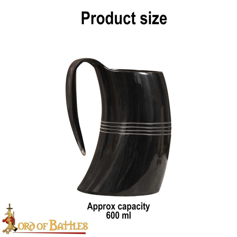 Large Ale Horn Tankard - As seen in Game of Thrones| Make Your Own Medieval