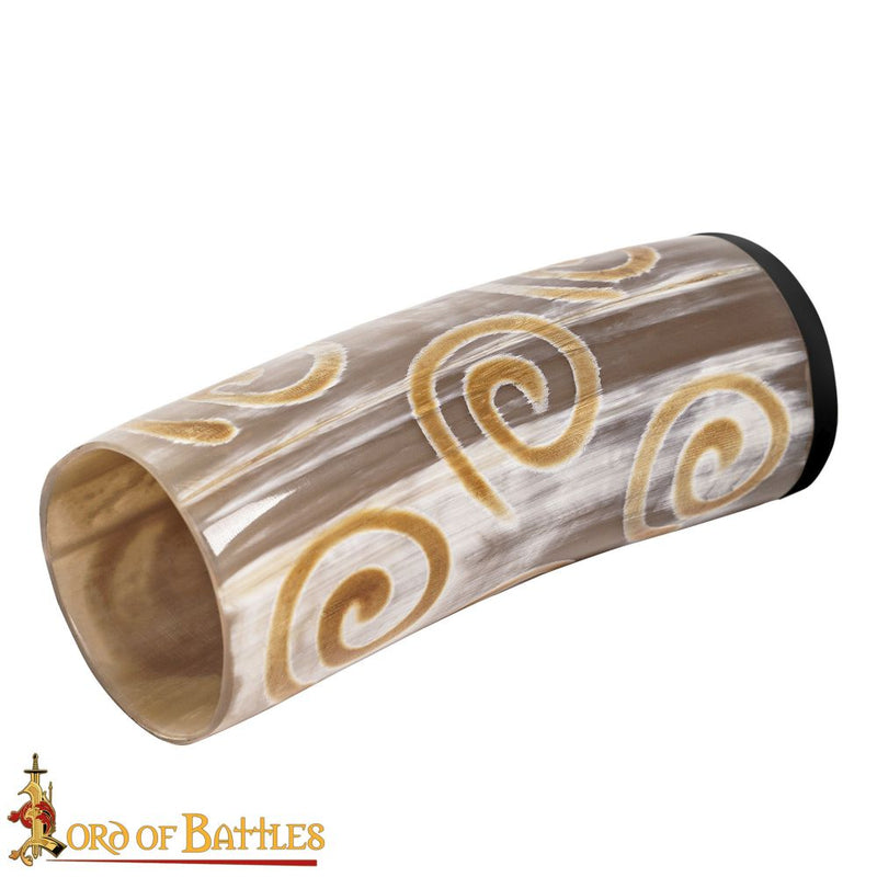 Horn Drinking Cup with Spiral Design| Make Your Own Medieval