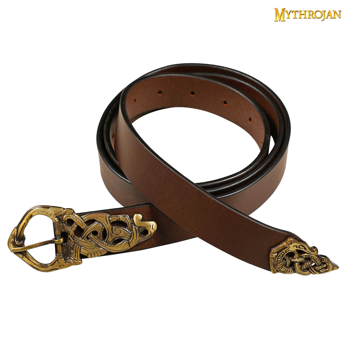 Midgard Serpent – Viking Fantasy Belt Brown| Make Your Own Medieval